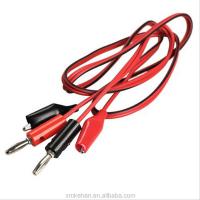China Audio Video Banana Plug Cable with PVC Insulation Material and Customized Wiring for sale