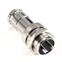 China America Market GX16 Threaded Connector Aviation Plug GX16 4 Pin Connector in Black Color for sale