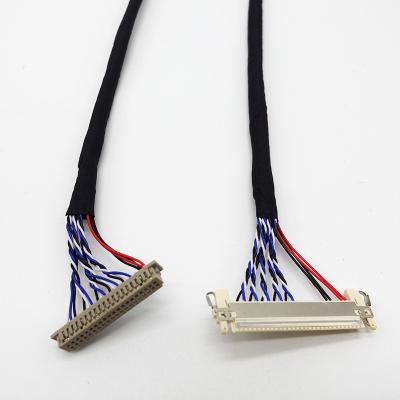 China Electronic Cables and Pins for Led Panel Connector 40 Pin Lcd Tv Extension Cable for sale