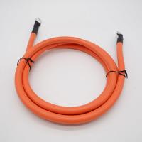 China EURO Main Market 25mm Double-insulated Orange Welding Cable Water Tray Earthing Harness for sale