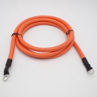 China EURO Main Market 25mm Double-insulated Orange Welding Cable Water Tray Earthing Harness for sale