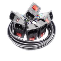 China Electronic Devices Male Female Electrical Plug with Switch Wire Harness from Manufactory for sale
