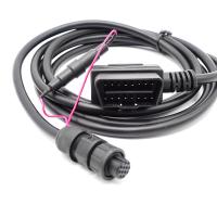 China Cars OBD Cable Assembly With Waterproof Fuse And Multi Language Support for sale