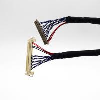 China Black 20pin Camera 10 Cable 30 Pin Connector Display Interface Standard LVDS Wire Harness for sale