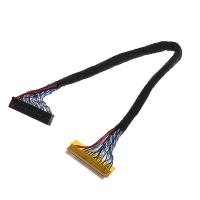 China Electronic 30 Pin To 40 Pin Connector LCD Cable LVDS Cable Assembly for sale