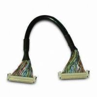 China Electronic 30 Pin To 40 Pin Connector LCD Cable LVDS Cable Assembly for sale
