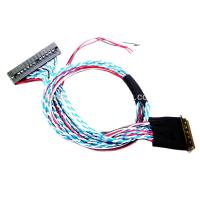 China Copper Conductors OEM ODM RoHS Compliant LVDS Cable Assembly for 30 Pin 40 Pin LCD for sale