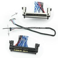 China Copper Conductors OEM ODM RoHS Compliant LVDS Cable Assembly for 30 Pin 40 Pin LCD for sale