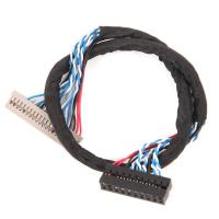 China Copper Conductors OEM ODM RoHS Compliant LVDS Cable Assembly for 30 Pin 40 Pin LCD for sale