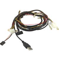 China Black 2.54mm Pitch Customized Electronic Wiring Harness for Superior Engine Assemblies for sale