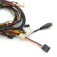 China Black 2.54mm Pitch Customized Electronic Wiring Harness for Superior Engine Assemblies for sale