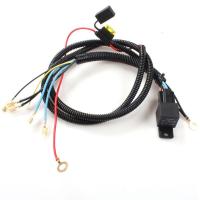 China Custom Motorcycle Vehicle GPS System 4pin Headlight Switch Connector Cable Assembly for sale