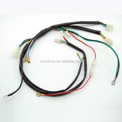 China Automotive 4 Pin Wire Harness Connector Bronze with Tin Plated PVC OEM Color KH-041203 for sale
