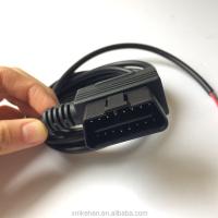 China OBD2 Connector Customized Length Car Truck OBD Cable Wire Harness with RoHS Compliance for sale