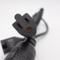 China Conductor Copper Network SDK Nema L14-30 Locking Receptacle to 5-15R Y Splitter Cable with US Plug for sale