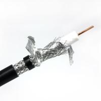 China Black Connector Coaxial Cable for Video Data Transmission in PC/ ADSL/ Network Module Plate/ Wall Socket for sale