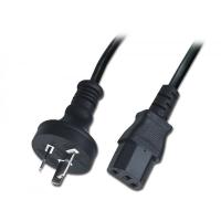 China 1.8m 2pin PVC Black American Plug Cable AC Power Extension Cord for Home Appliance Socket for sale