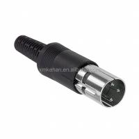 China Japan Market KH-71002 CN FUJ Copper DIN Connector PPT Tube 3pin 5 Pin 9 Pin Bronze with Tin Plated Power 100 Piece Customized for sale