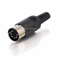 China Japan Market KH-71002 CN FUJ Copper DIN Connector PPT Tube 3pin 5 Pin 9 Pin Bronze with Tin Plated Power 100 Piece Customized for sale