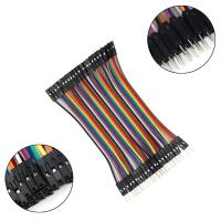 China 40Pin 1.27mm Pitch Copper Conductors OEM ODM Cable for UL2651 Flat Rainbow Ribbon Cable for sale
