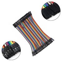China 40Pin 1.27mm Pitch Copper Conductors OEM ODM Cable for UL2651 Flat Rainbow Ribbon Cable for sale