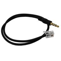 China Male 3.5mm Audio Plug to RJ45 RJ11 CAT6 6P6C 4P4C UTP Cable Network Cable Adapter for sale