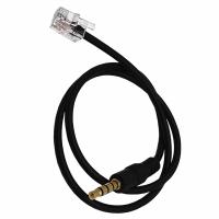 China Male 3.5mm Audio Plug to RJ45 RJ11 CAT6 6P6C 4P4C UTP Cable Network Cable Adapter for sale