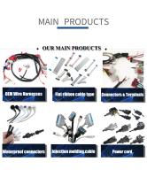 China Blue Customized OEM ODM ISO9001 Industrial Mechanical Truck Engine Auto 6 Pin Connector Wire Harness Cable Assembly for sale