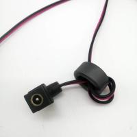 China Black PVC Insulated OEM ODM Wire Harness with Ferrite Anti-interference Magnetic Ring DC 5.5*2.5mm for sale