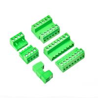 China 2-24 Pin Screw Connector for Green PCB Terminal Block Aerospace Electrical Wiring for sale