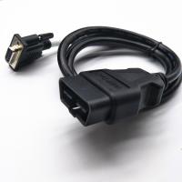 China ODB OBD2 Automobile Diagnostic Cable VGA Cable Conductor Bare Copper Male-Female for sale