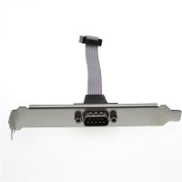 China VGA Cable Housing D-sub with Iron RS232 to IDC 2.54 10pin Mmaleblack Polybag Copmalestock for sale