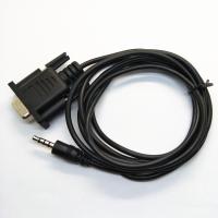 China 3.5mm Male Plug Cable D-sub to 3.5mm Earphone Audio Cable Shielding Braid VGA Cable for sale