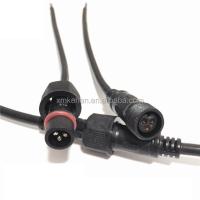 China North America Market Waterproof Electric Plug Connector 2 Pin 4 Pin 6 Pin Male Female for sale