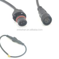 China North America Market Waterproof Electric Plug Connector 2 Pin 4 Pin 6 Pin Male Female for sale