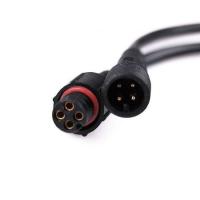 China North America Market Waterproof Electric Plug Connector 2 Pin 4 Pin 6 Pin Male Female for sale