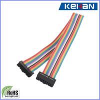 China ROHS and ISO Certified Custom Electronic Flat Fiber Ribbon Cable with 24 Pin Connector for sale