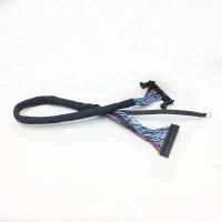 China ODM OEM RoHS Compliant Nylon Tube 40 Pin Anti-Oxidation Extension Lcd LVD TV Wire Harness for sale