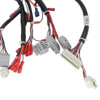 China Motorcycle Led Light Bar Wiring Harness with Custom Length and 10-15 Days Lead Time for sale