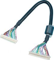 China Power Cable 2 Wire Custom Wiring Harness Assembly with PVC Tube and Copper Conductors for sale