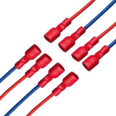 China 250 110 187 Insulated Female Spade Crimp Terminal Connector for Electrical Connections for sale