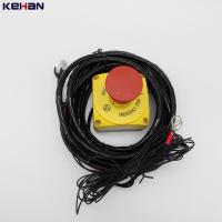 China UL Wire Custom Electronic Emergency Stop Push Button Switch With RJ45 Wiring Harness for sale