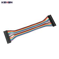 China Dupont 2.54 Connector PVC Insulated Rainbow 2.54 Ribbon Cable for Durable Wire Harness for sale