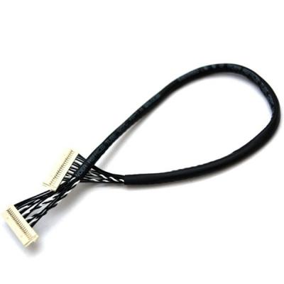 China Electronic VGA Converter 20 Pin LVDS Connector LCD Panel Cable Assembly for Inspection for sale
