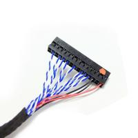 China Electronic VGA Converter 20 Pin LVDS Connector LCD Panel Cable Assembly for Inspection for sale