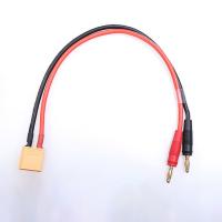 China White ODM OEM Wire Harness with XT60 Female to 4.0mm Banana Plug Male Battery Wiring for sale