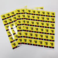 China BOPP Marketing Custom Retail Stickers CMYK Print Permanent Promotional Labels Stickers for sale