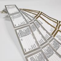 China CMYK Varnishing Packaging Label Stickers for sale