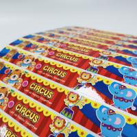 China Varnishing Custom Die Cut Stickers CMYK BOPP Film Cartoon Adhesive Label for sale