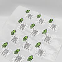 China Synthetic QR Code Adhesive Label Stickers Sheets Tailor Made Customized Labels for sale